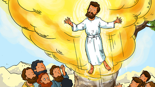 Lascension De Jésus Ac 1 6 11 Catéchèse Enfants Théobule