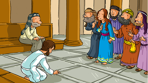 La Femme Infidèle Jn 8 1 11 Catéchèse Enfants Théobule